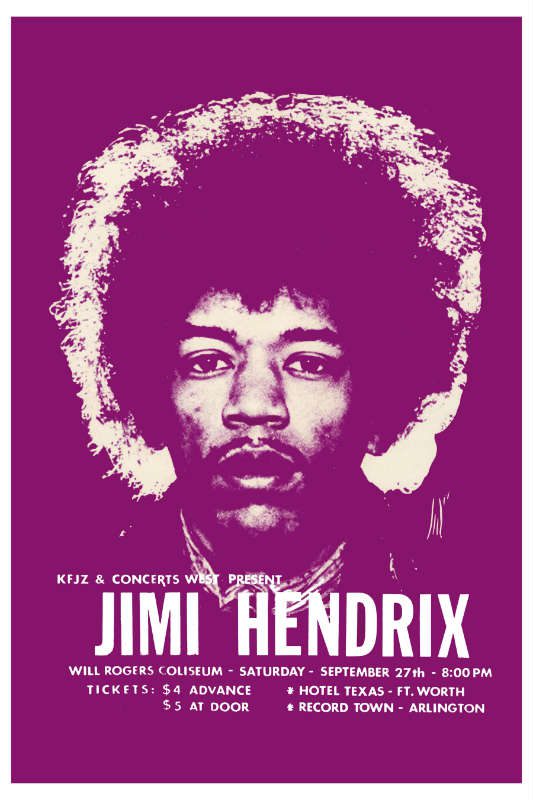 Jimi Hendrix Concert Posters (50 Posters) - NSF News & Tech