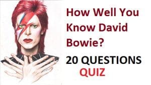 How Well You Know David Bowie Quiz - NSF News
