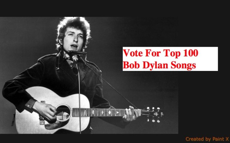 Vote For Top 100 Bob Dylan Songs - NSF News