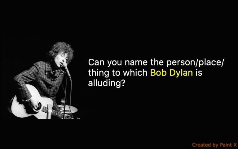 Bob Dylan Quiz with (12 Questions) - NSF News