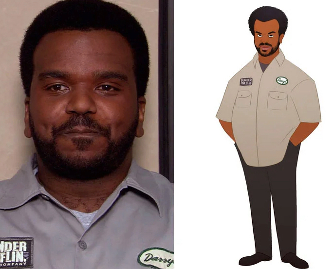 24 Amazing Designs Transforming 'The Office' Employees into Caricature ...