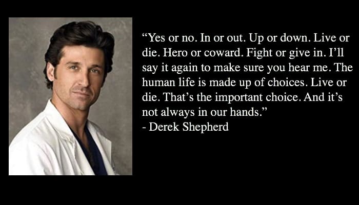 Best 16 Derek Shepherd Quotes Grey s Anatomy NSF Tech Best 16 Derek Shepherd Quotes Grey s Anatomy NSF Tech