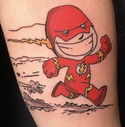Best 22 "The Flash" Tv Show Fan Tattoos - NSF News