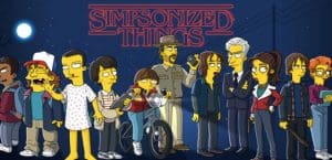 Stranger Things Characters in Simpsons - NSF News