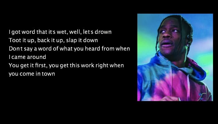 Best 17 Travis Scott Lyrics and Song Quotes - NSF News