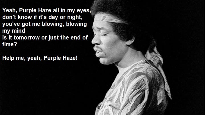 Jimi Hendrix Lyrics With images - Part -1 - NSF News