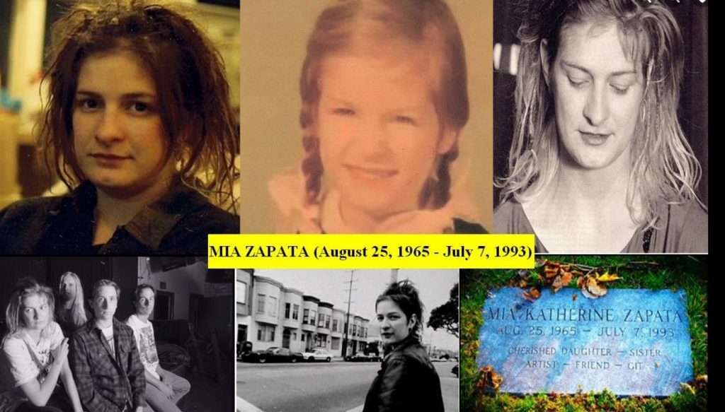 JULY 7, 1993 - The body of MIA ZAPATA was discovered lying in the road ...