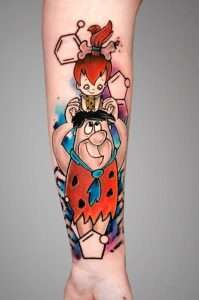 Unlock Your Nostalgia: The Best Flintstones Tattoo Designs and Ideas ...
