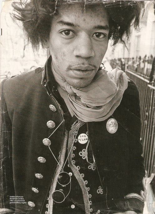 Jimi Hendrix had Bob Dylan button pinned to his jacket - NSF News and ...