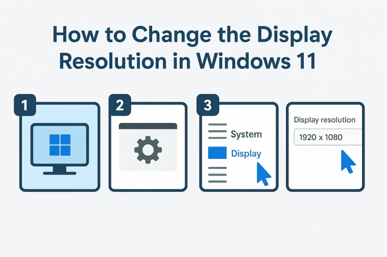 How to Change the Display Resolution in Windows 11