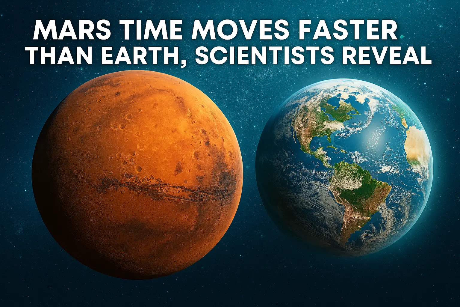 Mars Time Moves Faster Than Earth, Scientists Reveal
