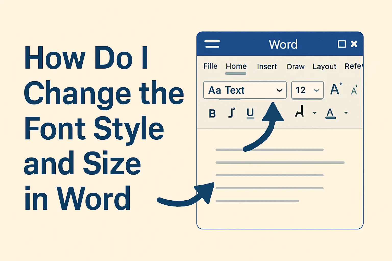 How Do I Change the Font Style and Size in Word? (Easy) - NSF News