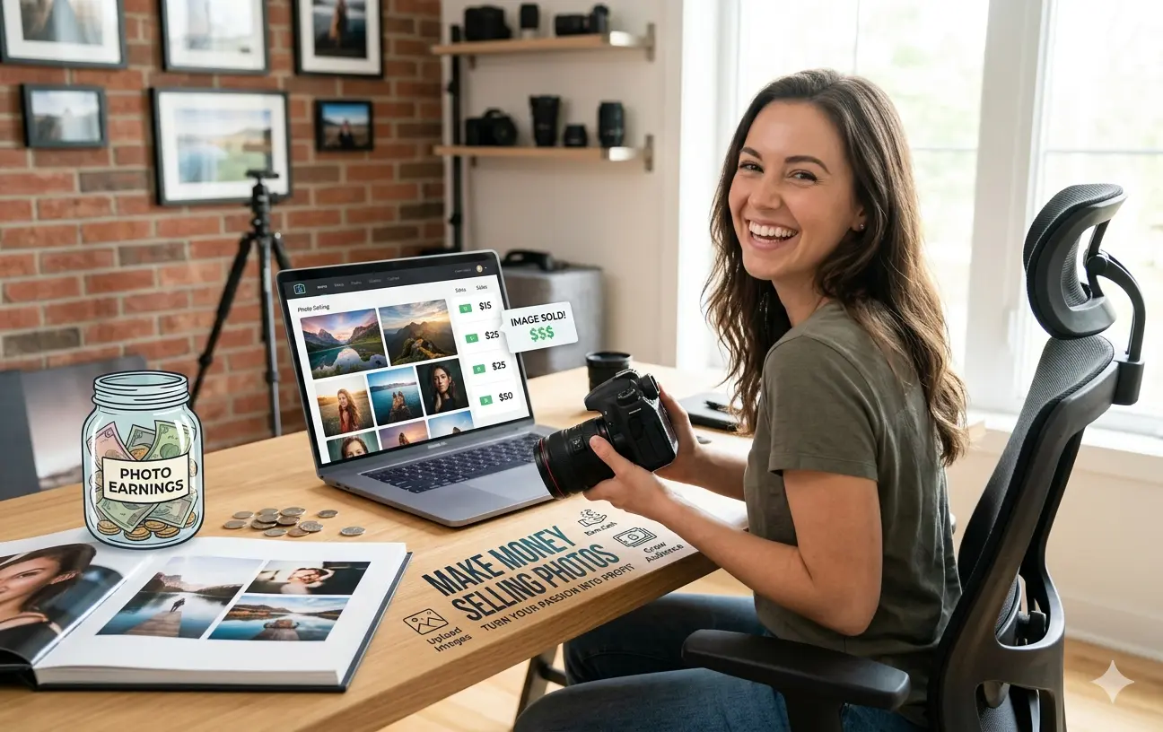 How to Make Money Selling Photos Online in 2026 - NSF Tech