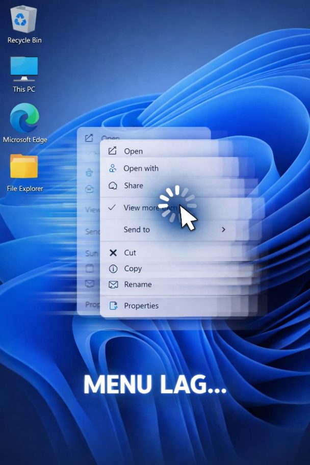 How to Fix Windows 11 Right Click Menu Lag or Slow Context Menu - NSF ...
