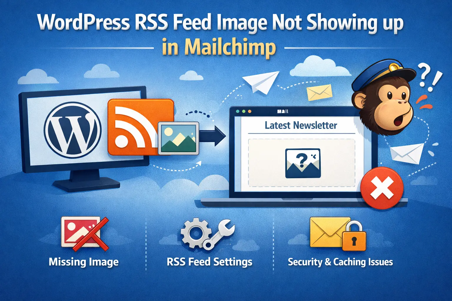 Fix WordPress RSS Feed Image Not Showing in Mailchimp - NSF Technology